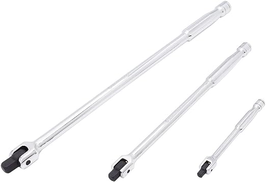 MichaelPro 3Pc Breaker Bars | 1/4" , 3/8" , 1/2" Extension Breaker Bar ...