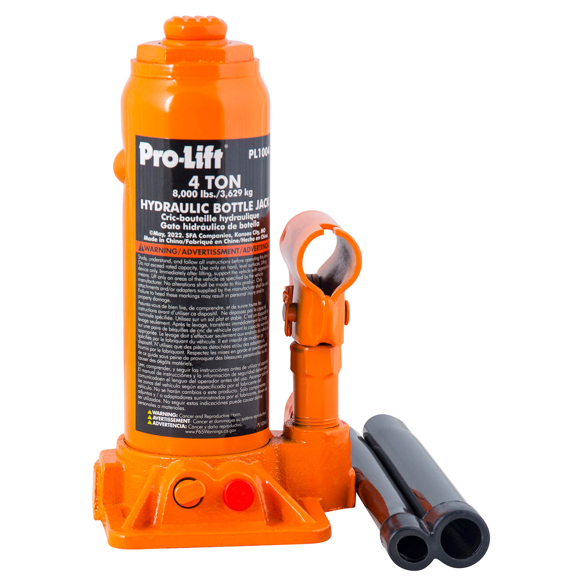 Pro-Lift PL1004 Hydraulic Bottle Jack - 4 Ton Capacity– MVP Super Store